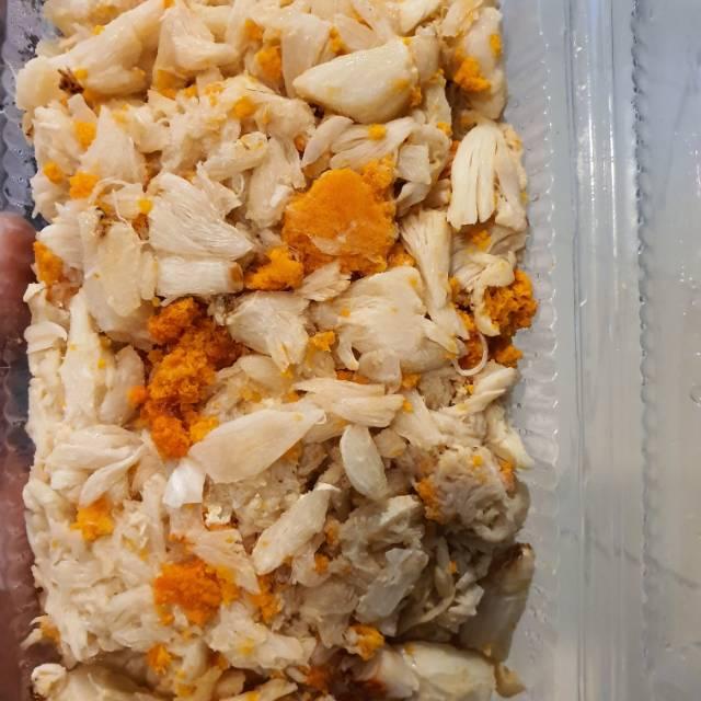 Jual Daging kepiting kupas campur telor kemasan 500 gram - Jakarta ...