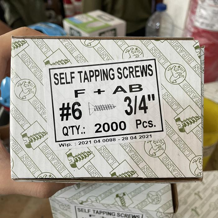 Jual Self Tapping Screw Skrup Fab Sekrup Kayu Triplek 3/4' inch - Kota ...