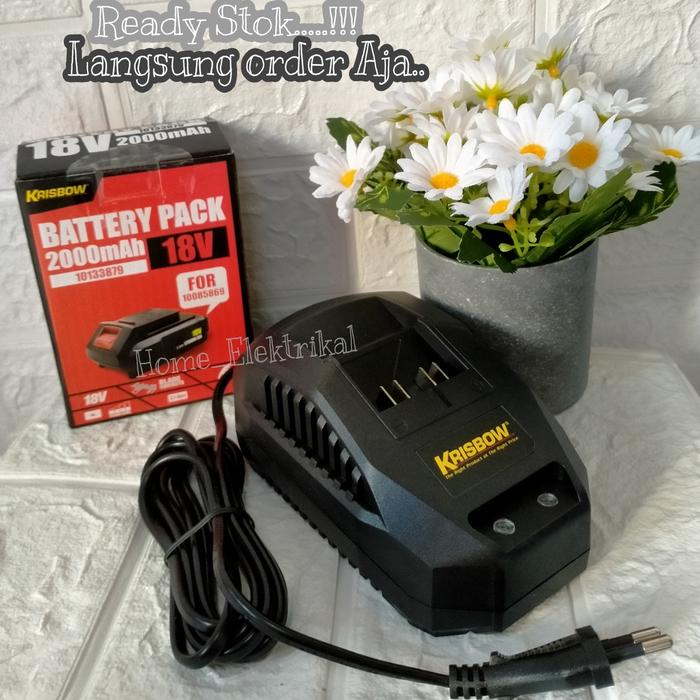 Jual charger krisbow 18v - Kota Bekasi - home_elektrikal | Tokopedia