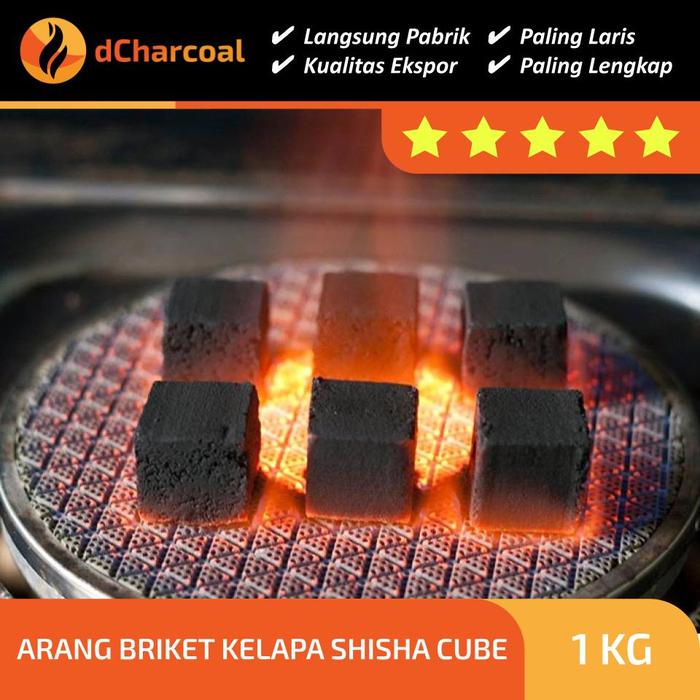 Jual Arang Areng Briket Shisha hookah kualitas terbaik / 1 kg - Jakarta ...