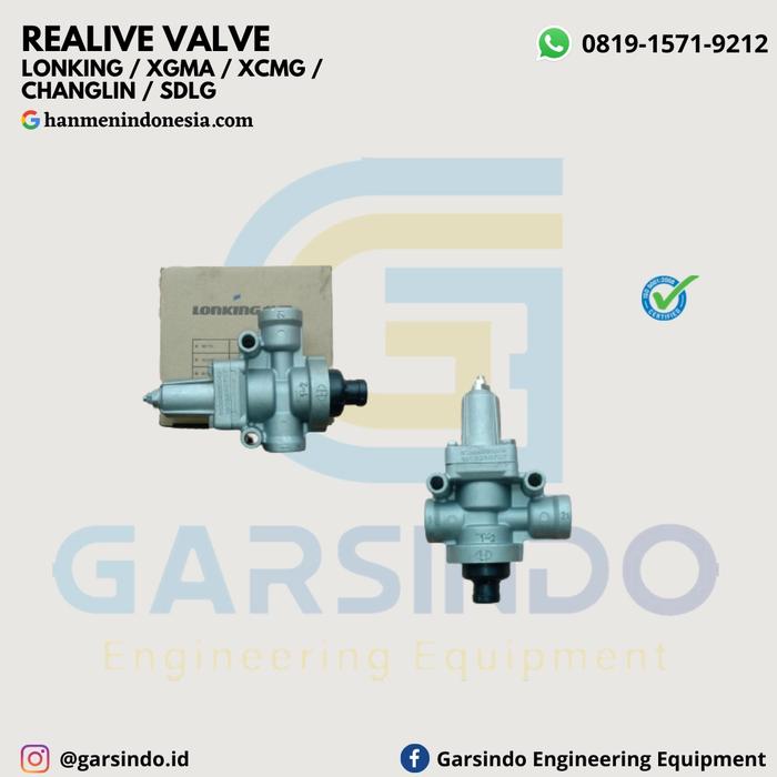 Jual REALIVE VALVE 60304000049, LONKING, SDLG, XGMA, XCMG, CHANGLIN ...