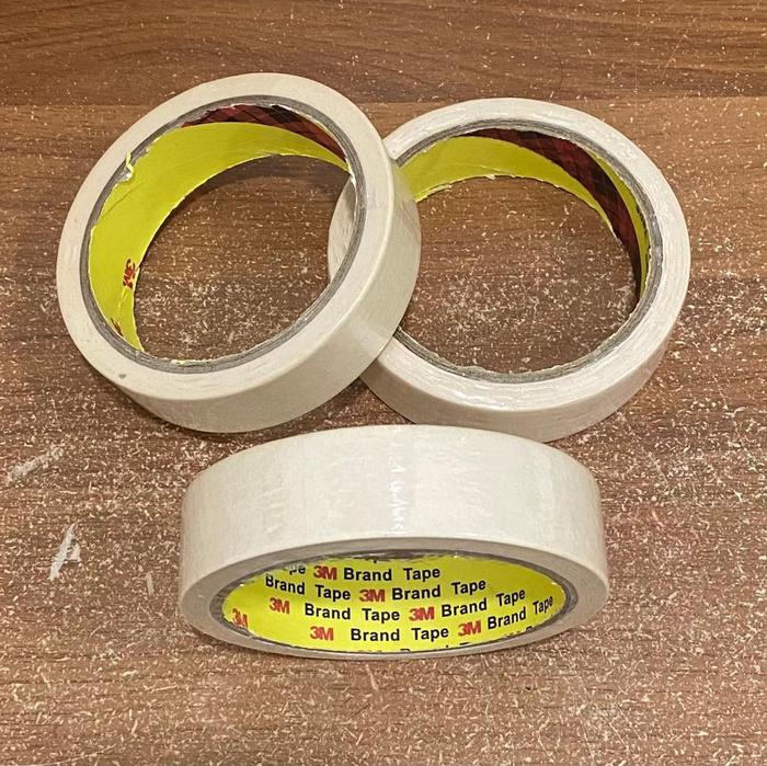 Jual lakban kertas 1 inchi lak ban kertas lem kertas 1" masking tape 3M ...