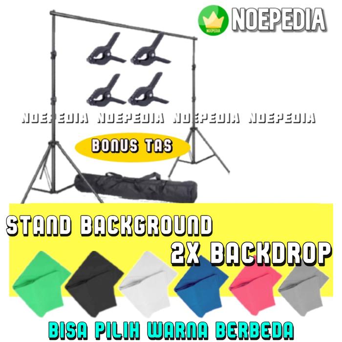Promo Stand Background 3 Meter Bracket Green Screen Tiang Backdrop - SB ...