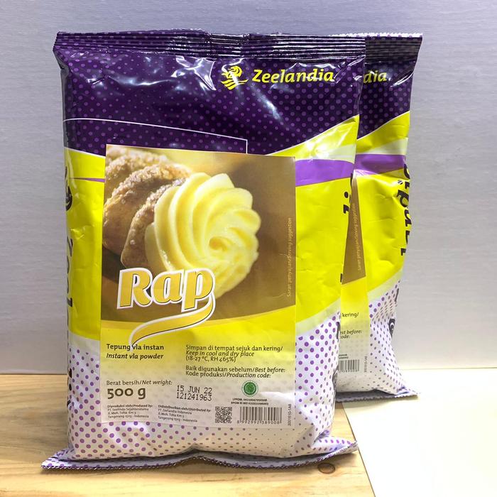 Jual TEPUNG VLA INSTANT RAP CUSTARD ZEELANDIA 500 GR - VLA ISIAN ROTI ...