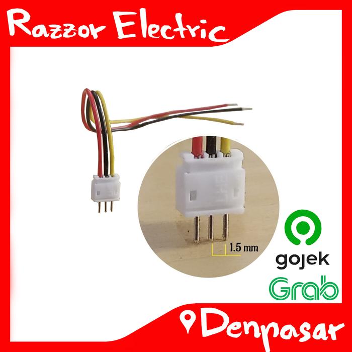 Jual Konektor ZH 3 Pin A1501 LHE kabel pitch 1.5 White Housing Socket jst - Kota Denpasar ...