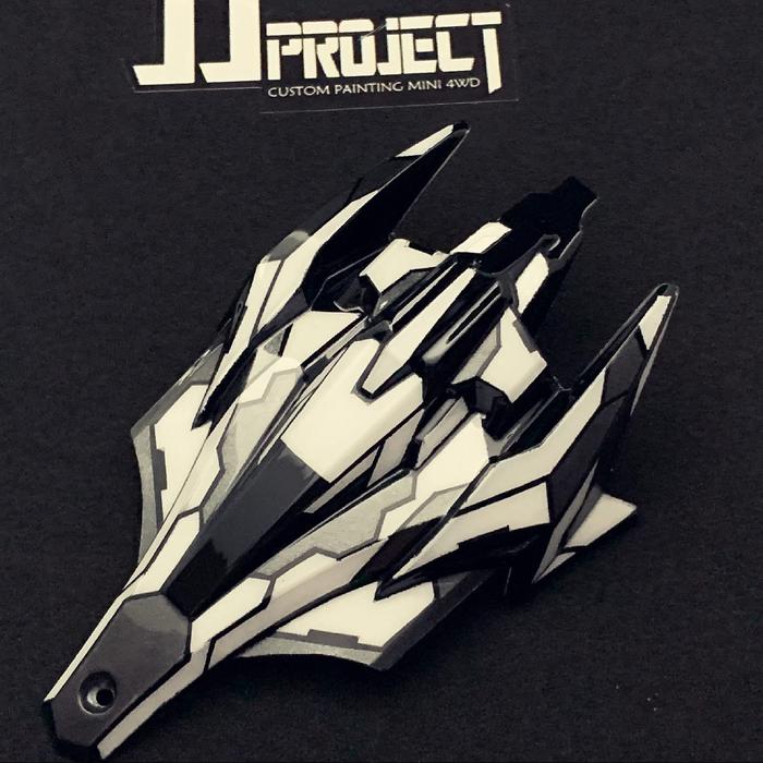 Jual Tamiya | Custom Body Polycarbonate Avante mk iii Black n White ...