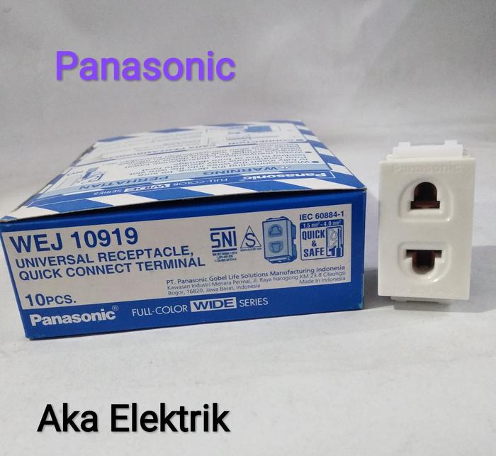Jual MATA STOP KONTAK UNIVERSAL PANASONIC WEJ 10919 - Jakarta Barat ...