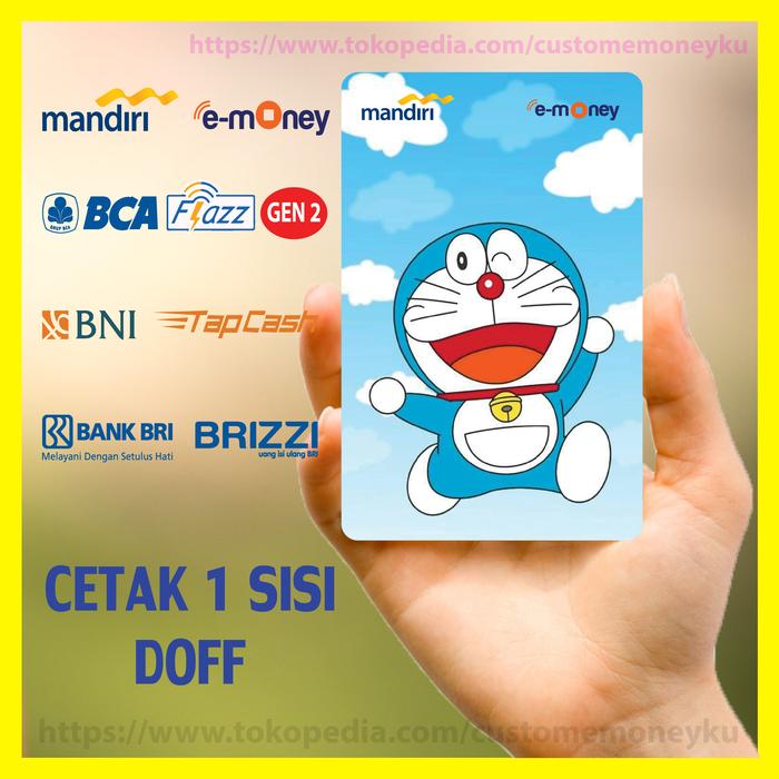 Jual KARTU EMONEY MANDIRI BCA GEN 2 BNI BRI ANIME DORAEMON SMILE ...