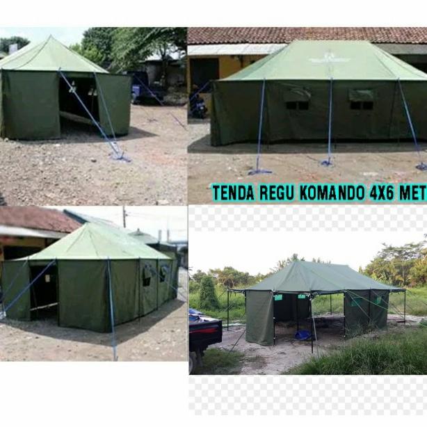 Jual Tenda regu/komando ukuran 4x6 bahan atap d300 - Jakarta Barat ...