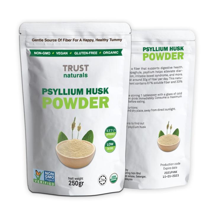 Jual Psyllium Husk Powder Murni Halus 250 gram dari Trust Naturals ...