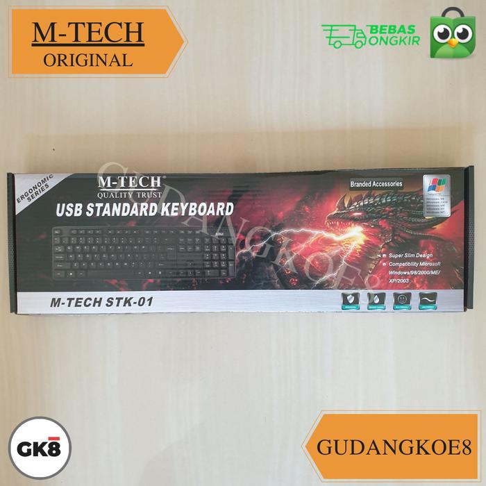 Jual Keyboard PC standard MTech Usb komputer M-tech - Jakarta Barat ...