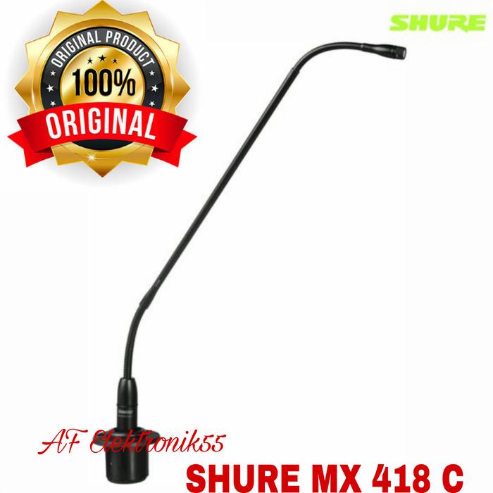 Jual Mic SHURE MX 418 C Gooseneck,Podium Original - Jakarta Barat - AF ...