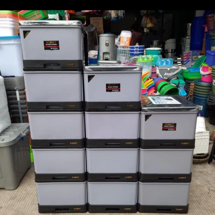 Jual LEMARI LACI CONTAINER PLASTIK 5 SUSUN BESAR KOMET STAR - Jakarta ...