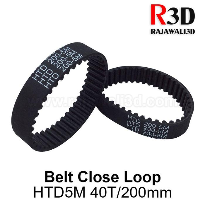 Jual Timing Belt HTD5M Lebar 15mm Gigi 40T L 200mm Close loop - Kota Magelang - Rajawali 3D ...