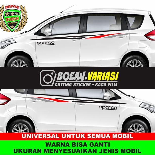 Jual Sticker Stripe lis body Mobil Mirage Juke sigra calya ayla agya ...