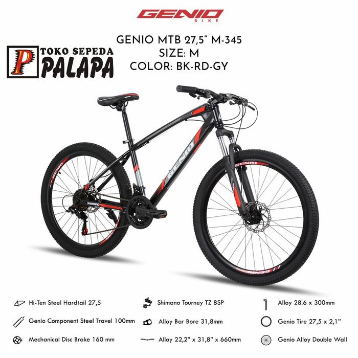 Jual MTB 27.5 GENIO M - 345 Sepeda Gunung By United - Kab. Rembang ...