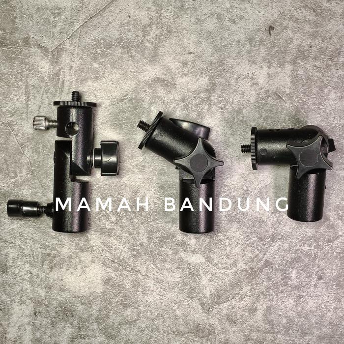 Jual Flash Lamp Studio Lightstand Adapter Spigot Tripod Stand - Kota ...
