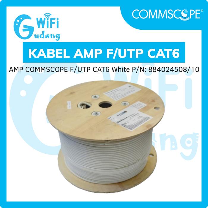 Jual Kabel AMP Commscope FTP Cat 6a / Commscope STP Cat6a Putih ...