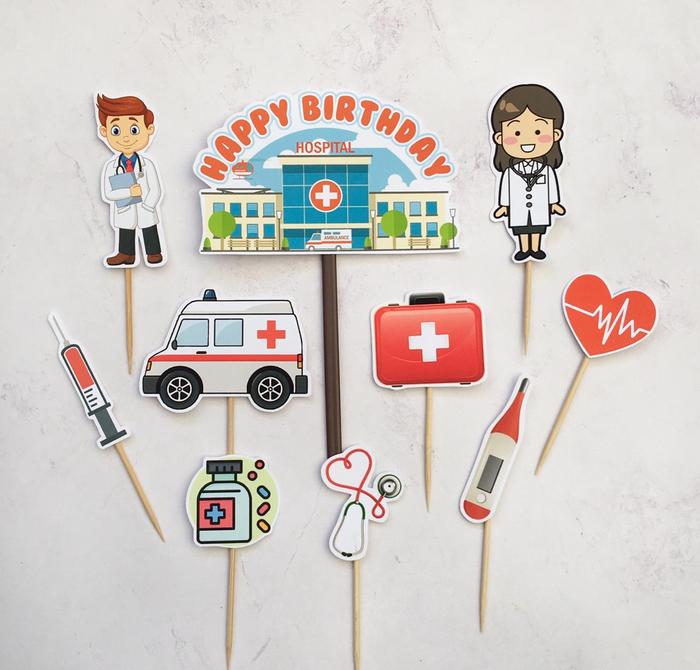 Jual [HIASAN CAKE] Topper DOKTER rumahsakit - Kab. Bandung - Sweet ...
