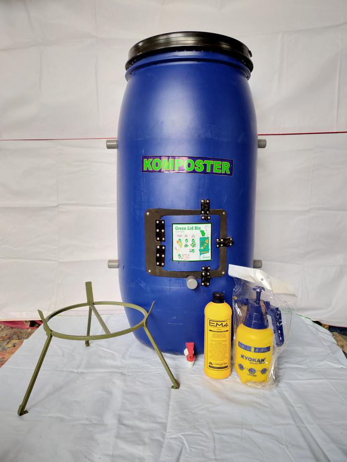 Jual Paket Komplit Tong Komposter ukuran 150 liter Memakai Pintu Siap ...