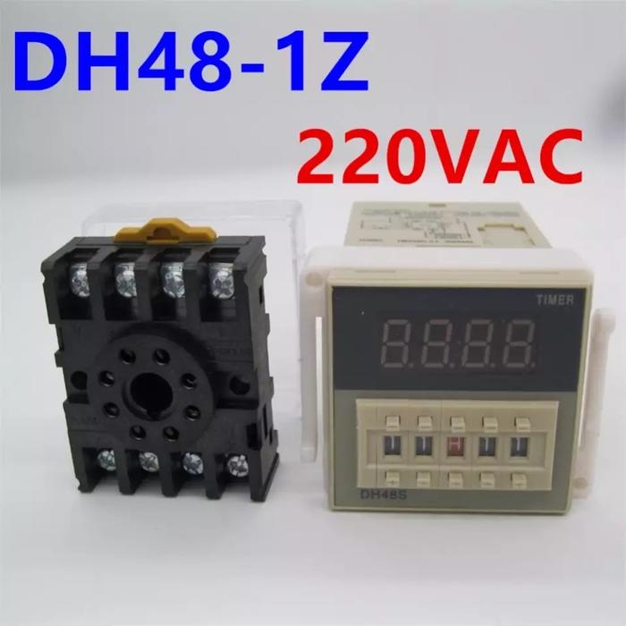 Jual DH48S-1Z Digital Timer Relay On Delay 8 Pins Reset/Pause Function ...