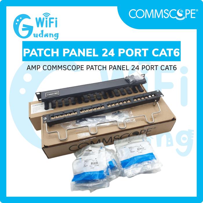 Jual AMP COMMSCOPE PATCH PANEL 24 PORT CAT6 - Jakarta Pusat ...
