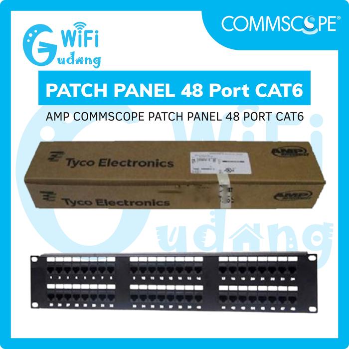 Jual AMP COMMSCOPE PATCH PANEL 48 Port CAT6 - Jakarta Pusat ...