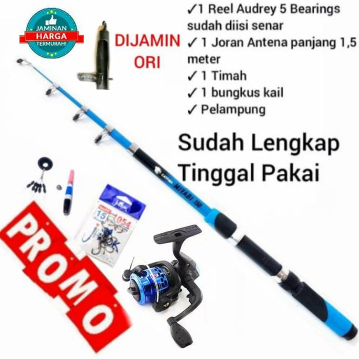 Jual Set Alat Pancing Paket Lengkap Siap Pakai Harga Murah - Kota ...
