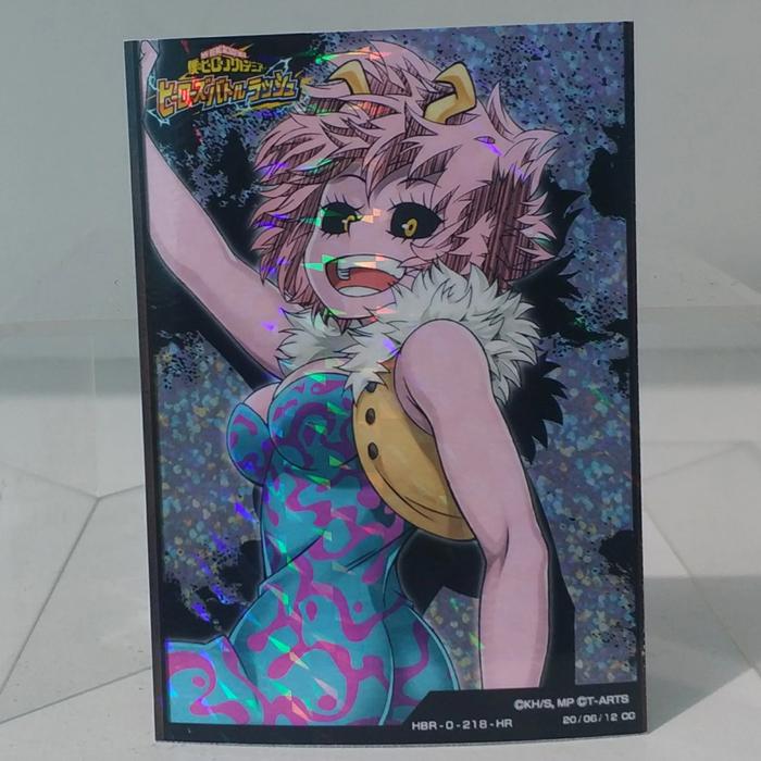 Jual Mina Ashido HBR-0-218-HR Clash Heroes Battle Card Boku no Hero ...