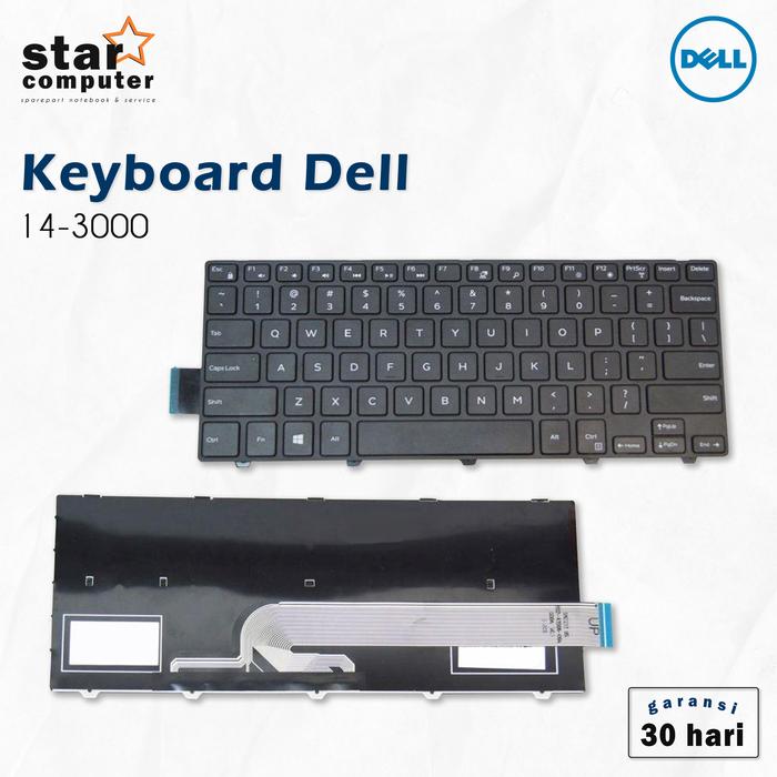 Jual Keyboard Laptop Dell Inspiron 14-3000 14-3441 14-3442 14-3445 14 ...