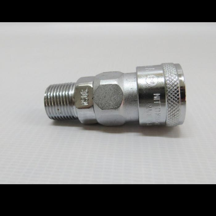 Jual Quick Coupler Coupling 20 SM Nitto Kohki stainless 1/4" drat luar ...