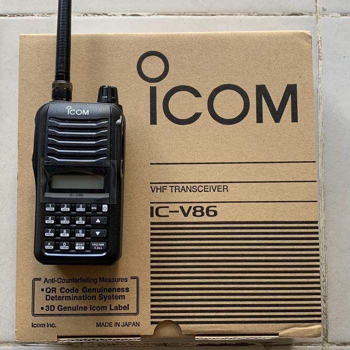Jual HT ICOM IC V86 7W GARANSI 1 TAHUN HANDY TALK ICOM IC V80 IC V88 ...