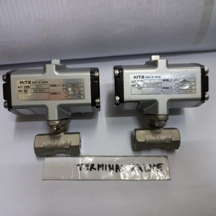 Jual ball valve actuator kitz 1/4"/actuator kitz c-ute 1/4"/actuator ...