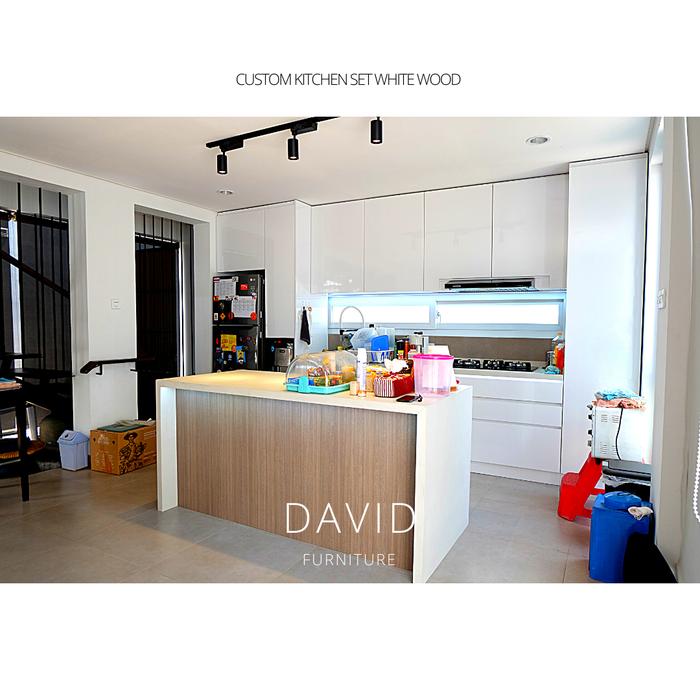 Jual Kitchen island custom Plywood HPL aica Jatibening - Jakarta Timur ...