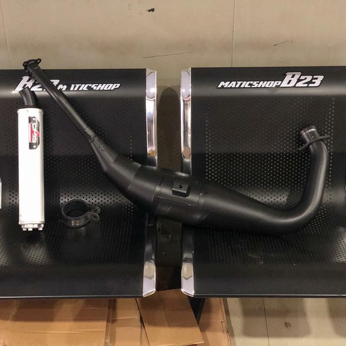 Jual Knalpot cms black series ninja r rr kr krr ss vr new leher L ...