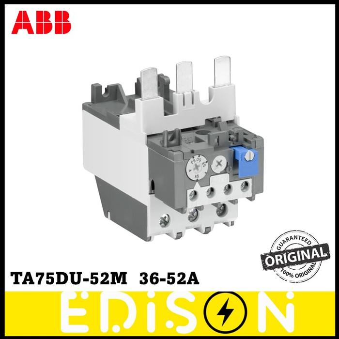 Jual ABB TA75DU-52M Thermal Overload Relays 36-52A 1SAZ321201R2004 ...