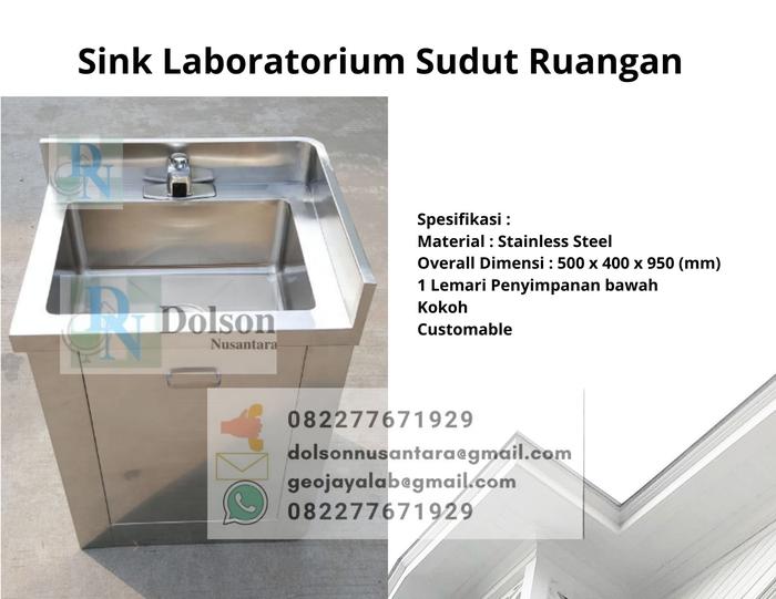 Jual Service Sink Wastafel Laboratorium Sudut Ruangan Touchless ...