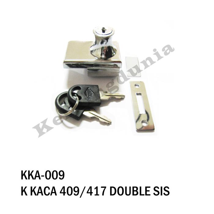 Jual Kunci Lemari Kaca Etalase Single Double 407 408 409 Twin Xiehe ...