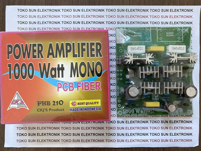 Jual Kit Power amplifier 3 stage mono 1000 watt 1000w CKJ PHB 210 PCB ...