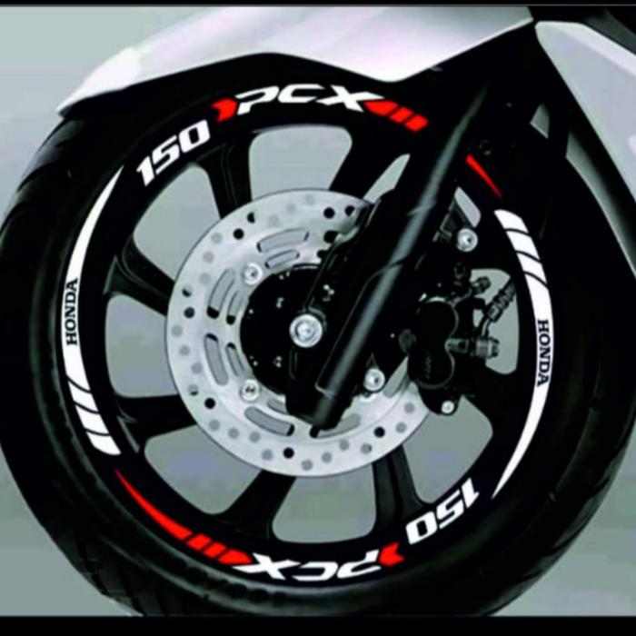 Jual STIKER LIST VELG HONDA PCX150 PCX 160 - Kuning, 2 velg pcx160 ...