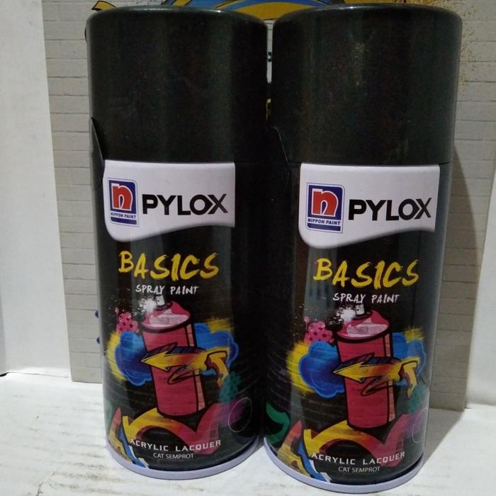 Jual Cat Semprot Nippon Paint PYLOX BASICS 300cc - PBM02 Metallic Black - Kab. Tangerang - BUN ...