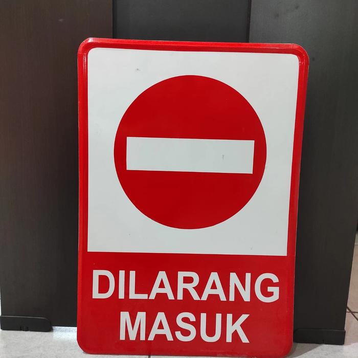 Jual Safety Sign Dilarang Parkir dan Dilarang Masuk (Safety Sign Custom ...