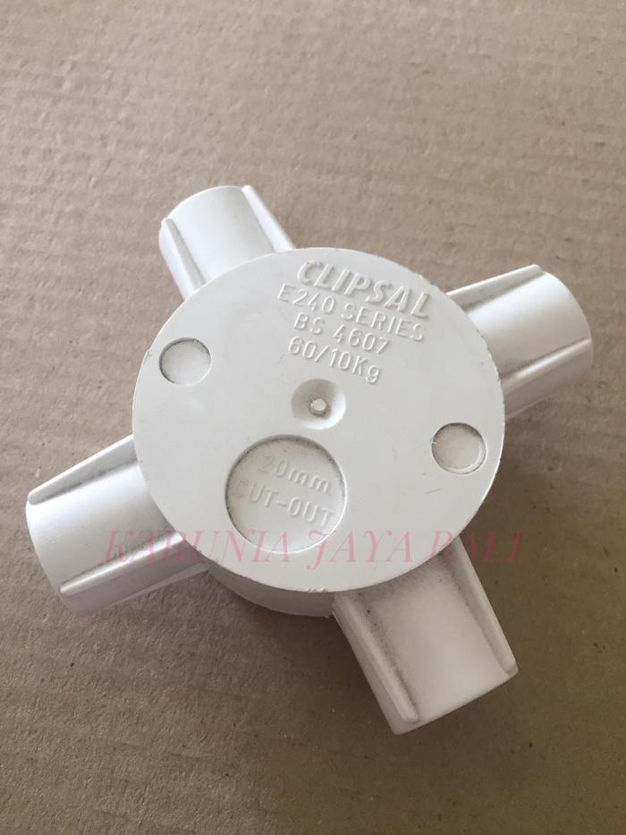 Jual Cross Dus 20MM X Dus T Dus 4 Way Tedus 4 Way 20MM Clipsal - Kota ...