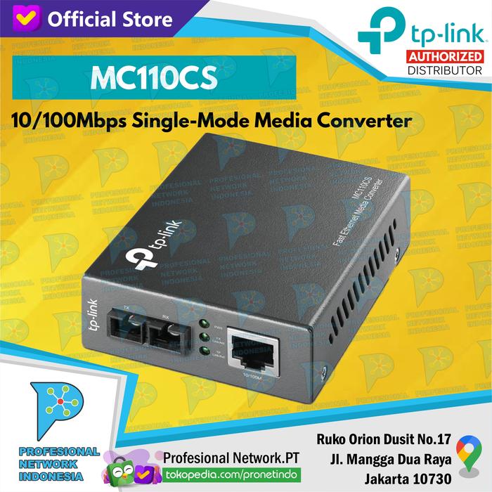 Jual TP-LINK Fast Ethernet Media Converter MC110CS - Jakarta Pusat - Profesional Network.PT ...