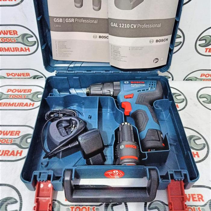 Jual BOR CHARGE BOSCH GSB 120-LI CORDLESS IMPACT DRILL BOR BATERAI ...