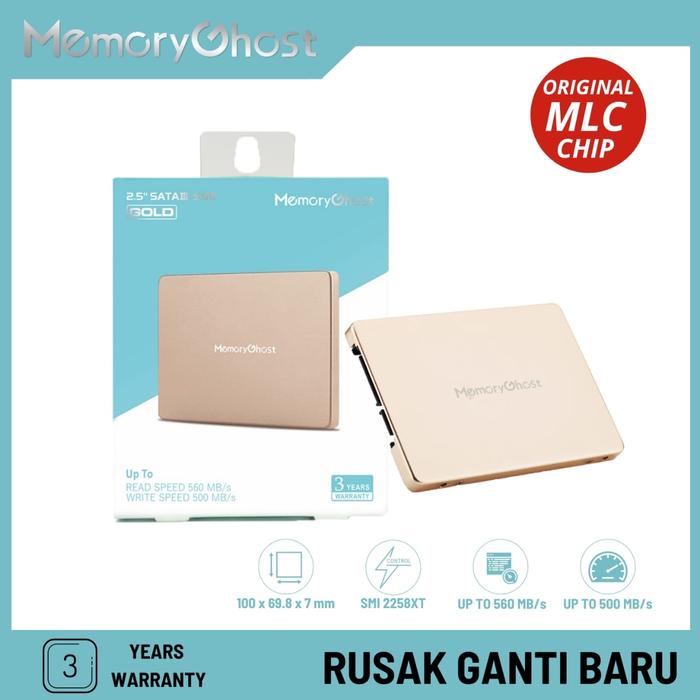 Jual Memory Ghost SSD 2.5" GOLD Series 128 GB - Tanpa Caddy - Jakarta ...