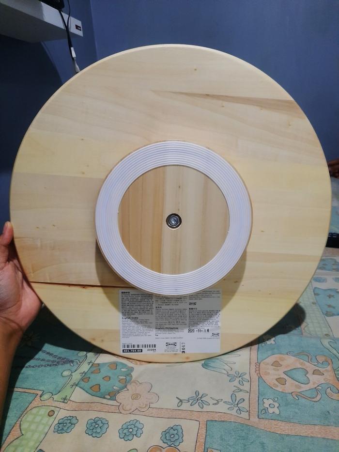 Jual Papan Saji Putar Bahan Kayu Diameter 39cm / Nampan Putar Di Seller ...