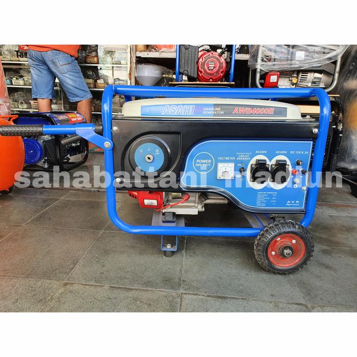 Jual Genset ASAHI AWB 4000E / AWB4000E - 3000 watt (Starter) - Kota Madiun - sahabat tani madiun ...
