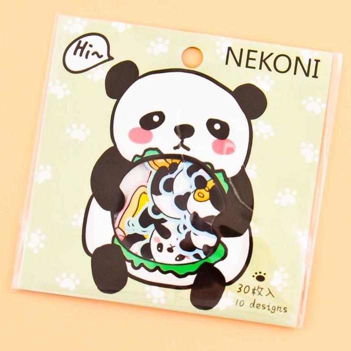Jual Nekoni Chubby Panda Flake Sticker - Kota Pekanbaru - Tokopie ...