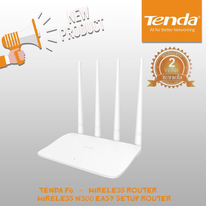 Jual Tenda F6 Wireless N300 Easy Setup Router Di Seller Kingyo ...